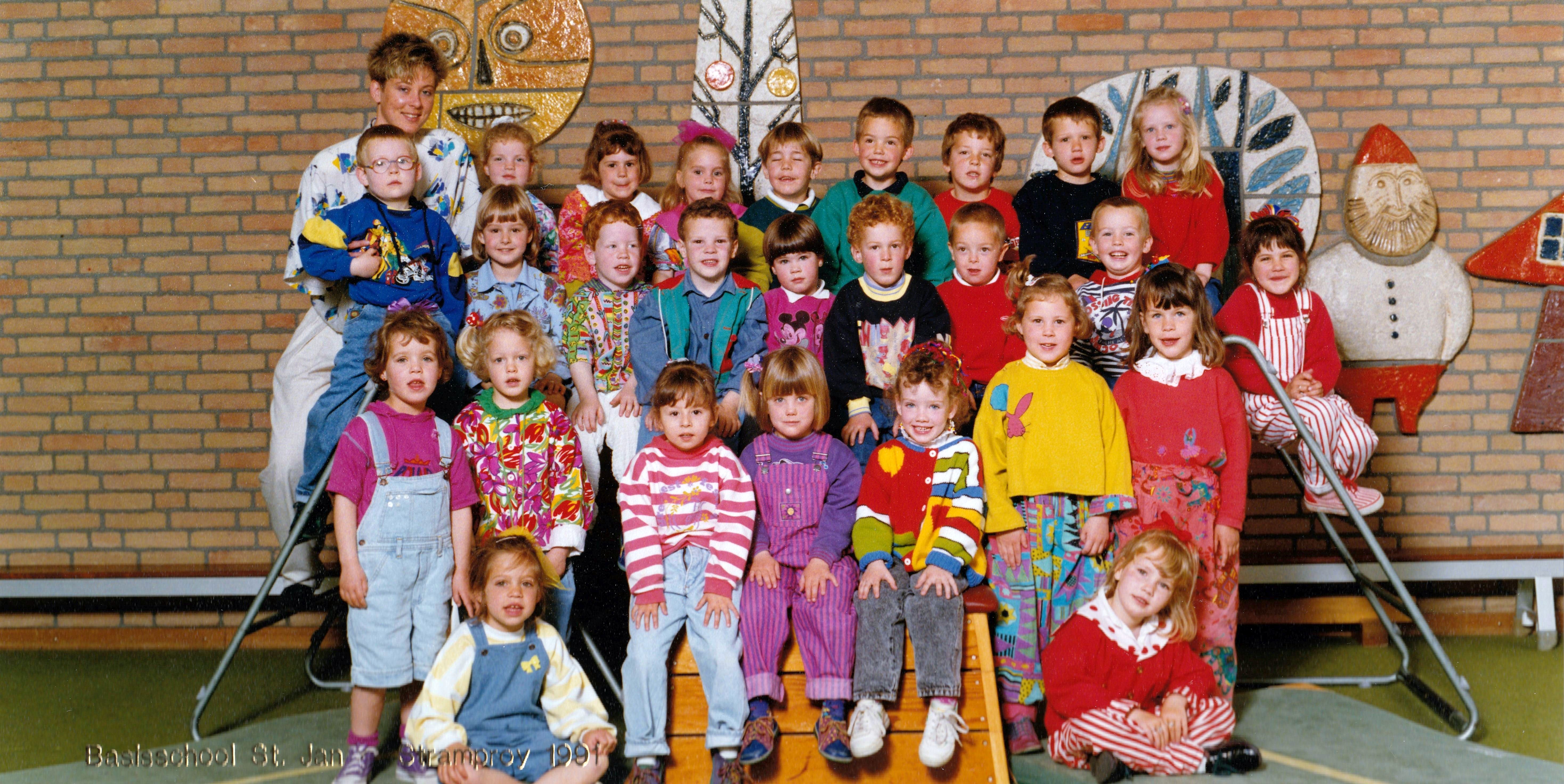 Basisschool St. Jan groep 1b, 1991 – Heemkunde Stramproy